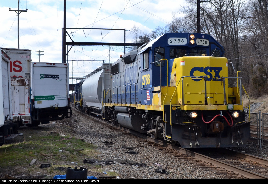 CSX GP38-2 2788 leads C770-14